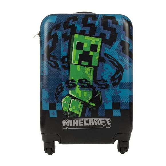 Minecraft | Bags | Minecraft Creeper Kids Hardside Carry On Suitcase ...